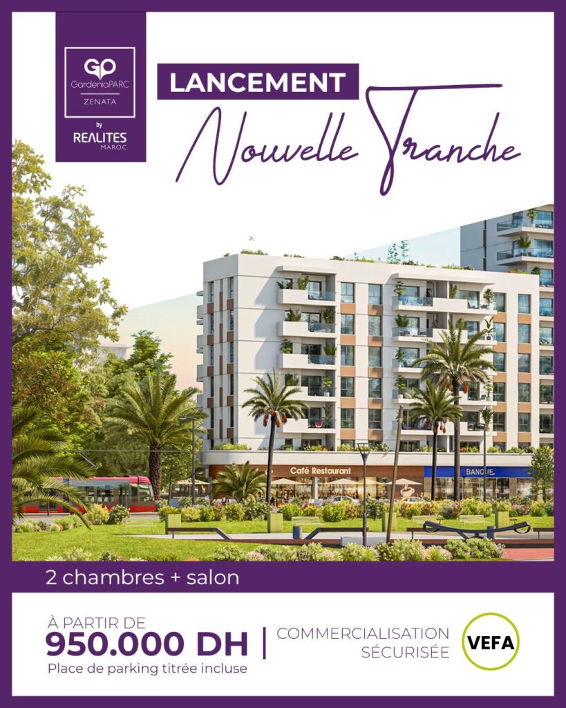 Gardenia Parc Zenata : lancement de la commercialisation d’une nouvelle ...
