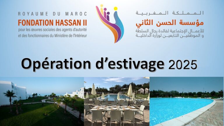 la Fondation Hassan II pour les Œuvres Sociales des Agents d’Autorité ...